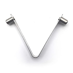 Swimables Stainless Steel Universal V-Clip for All Swimming Pool and Spa Skimmer/Nets, Brushes or Poles - Works for Above Ground or Inground Pools - 3 Pack