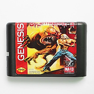 Kruti Splatterhouse Part 3 16 bit MD Game Card For Sega Mega Drive For Genesis