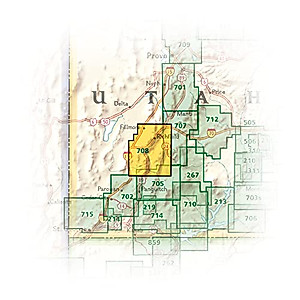Paiute ATV Trail Map [Fish Lake National Forest, BLM] (National Geographic Trails Illustrated Map, 708)