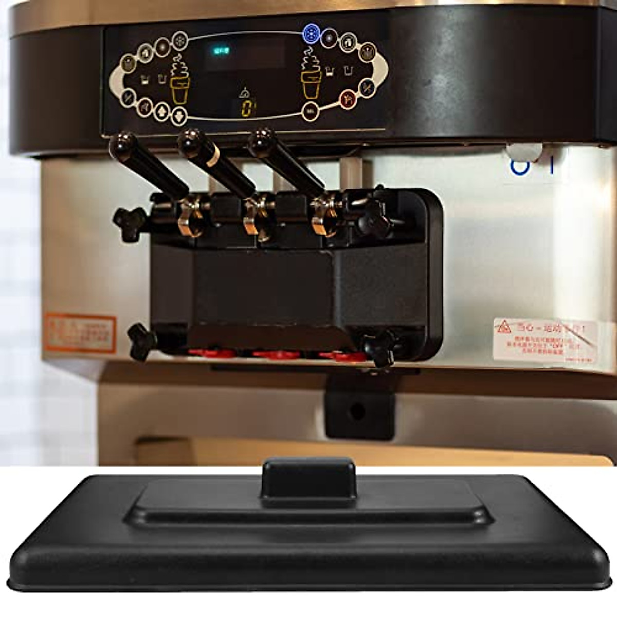 Ice Cream Machine Lids Ice Cream Maker Upper Cover 13.9 * 7.8Inch Ingredients Bucket Cover Ice Cream Tank Lid Kitchenware Protection Cover for Ice Cream Machine Accessories