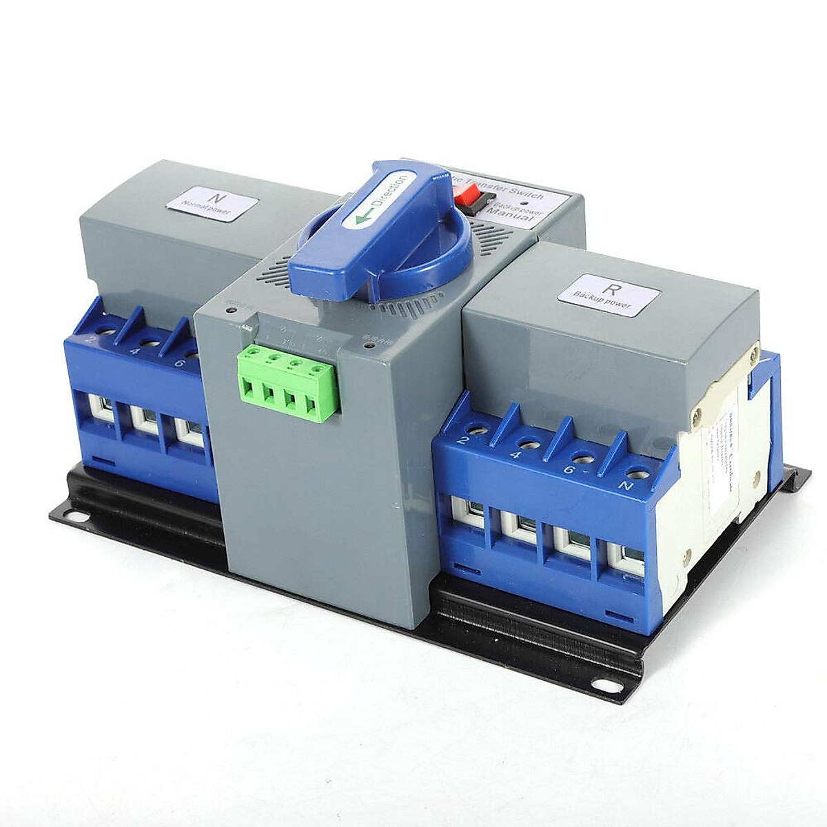 AC110V Mini Dual Power Automatic Transfer Generator Changeover Switch Self Cast Conversion 63A ATS M6 (4P/63A)