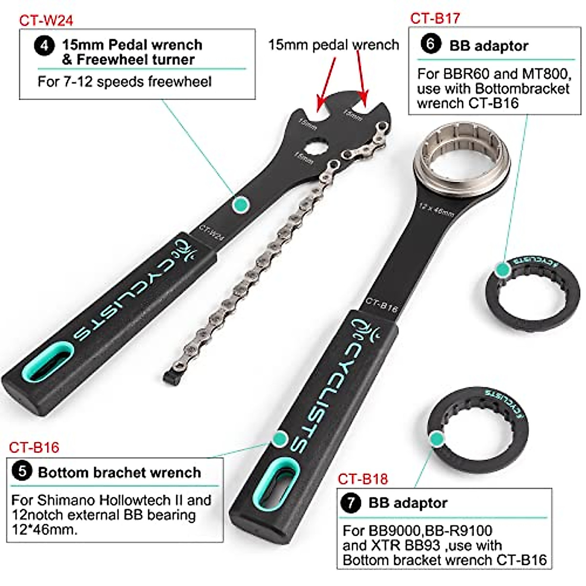 27 Piece Bike Tool Kit - Bike Tools Maintenance Repair Kit - Mountain/Road Bike Bicycle Repair Tool Kit With Storage Case