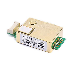 Teyleten Robot 1Pcs MH-Z19B Infrared Carbon Dioxide Monitor Sensor CO2 Detection Sensor Module UART PMW Wave Output 0-5000ppm+Cable