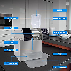 Snow Ice Machine Automatic Electric Ice Crusher and Ice Shaved Machine,1200W Water Cooled Countertop Snow Cone Slushie Maker With Stainless Steel Blade, Snowflake Machine For Commercial Use-485LBS/Day