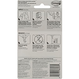 Command Small Wire Toggle Hooks, Damage Free Hanging Wall Hooks with Adhesive Strips, No Tools Wall Hooks for Hanging Organizational Items in Living Spaces, 3 White Hooks and 4 Command Strips