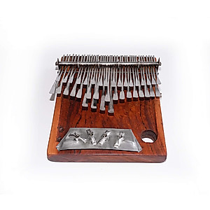 37 Key Shona Njari ELECTRIC Mbira - Triple Sensor Pickup - Finger Piano Kalimba Handmade in Zimbabwe