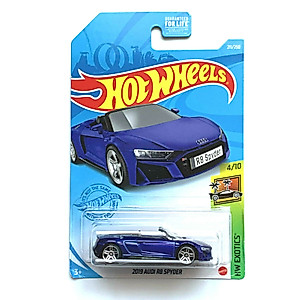 DieCast Hotwheels 2019 R8 Spyder, HW Exotics 4/10 [Blue] 211/250