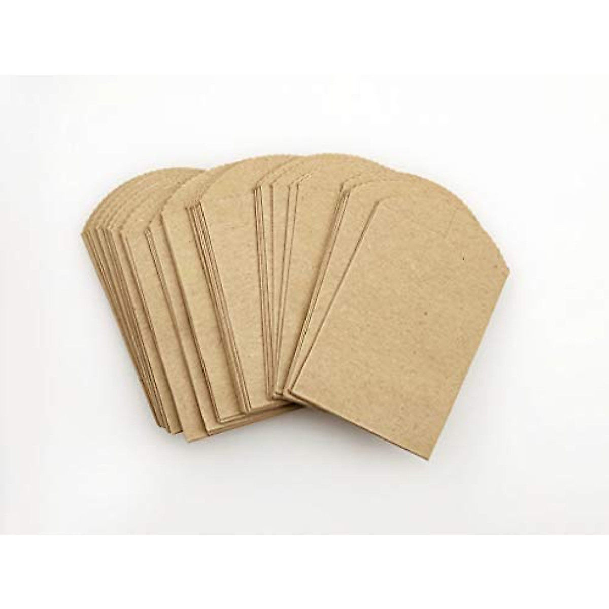 50 Mini Kraft Paper Bags - 4" x 2.5" Party Favor Bags, DIY Craft Supplies