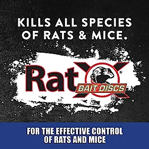 EcoClear Products 620118, RatX Bait Discs, All-Natural Humane Rat and Mouse, 1 lb. Bag Contains 45 Discs