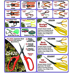 Zenport ZS104 Deluxe Scissors, Garden/Craft/Horticulture, 8-Inch Long