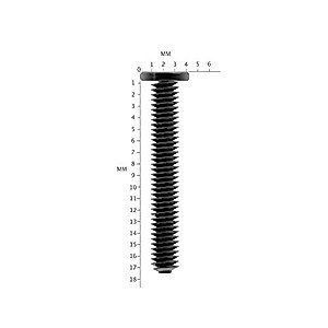 1000XReplacement Black Philips Drive Laptop Screws M2.5 X 17.0mm Screw Lot M2.5X17L PM2.5X17.0