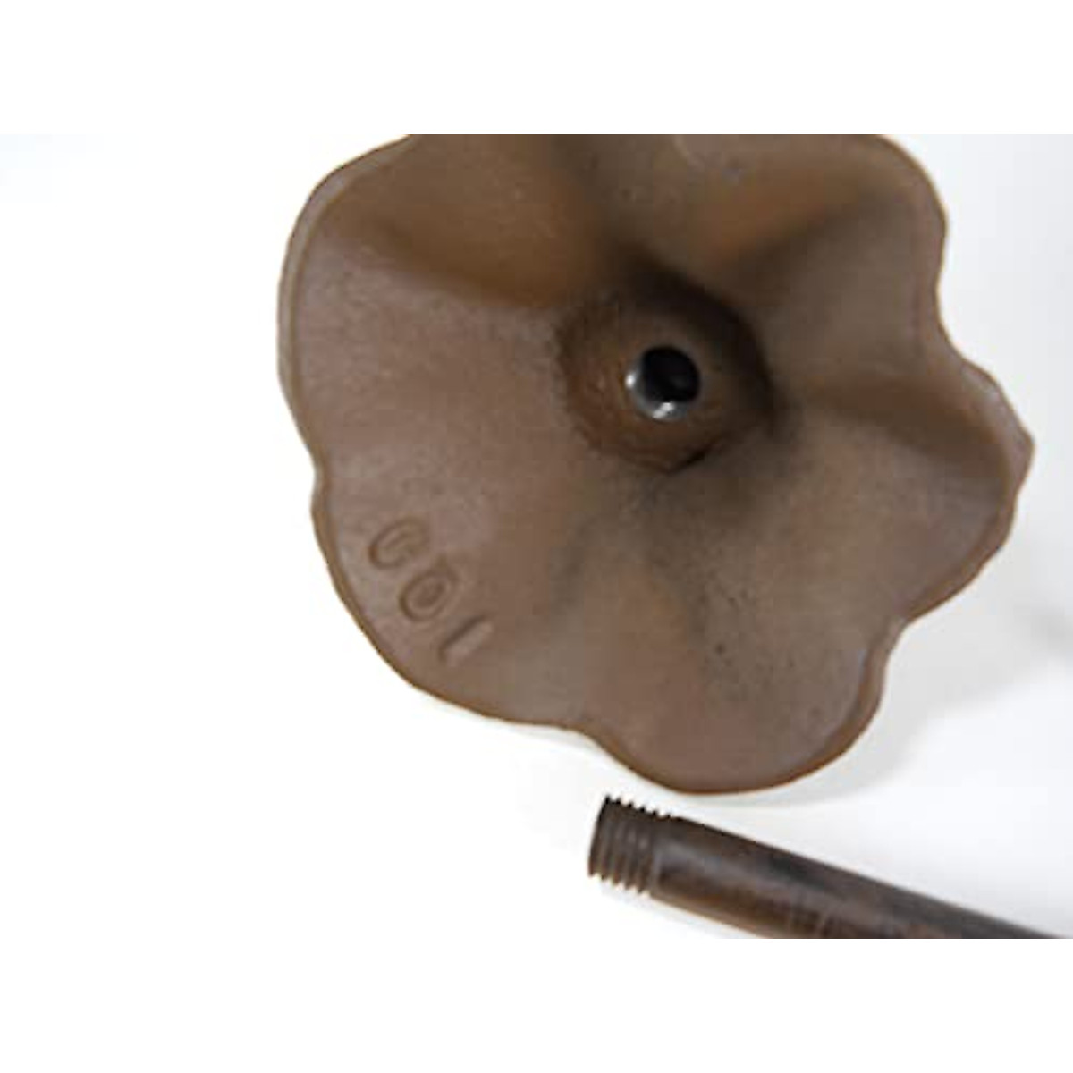 Solid Aluminum Mushroom Hose Guide Garden Stake Tall 20"