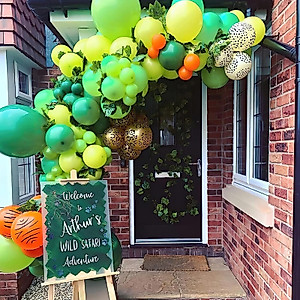 Ponamfo Lime Green Balloons Garland Kit - 154 Pcs 5/10/12/18 Inch Latex Balloon Arch Kit as Birthday Party Balloons Gender Reveal Balloons Baby Shower Balloons Wedding Anniversary Bridal Shower Party