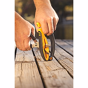 Smith's 50185 Jiffy-Pro Handheld Sharpener , Orange