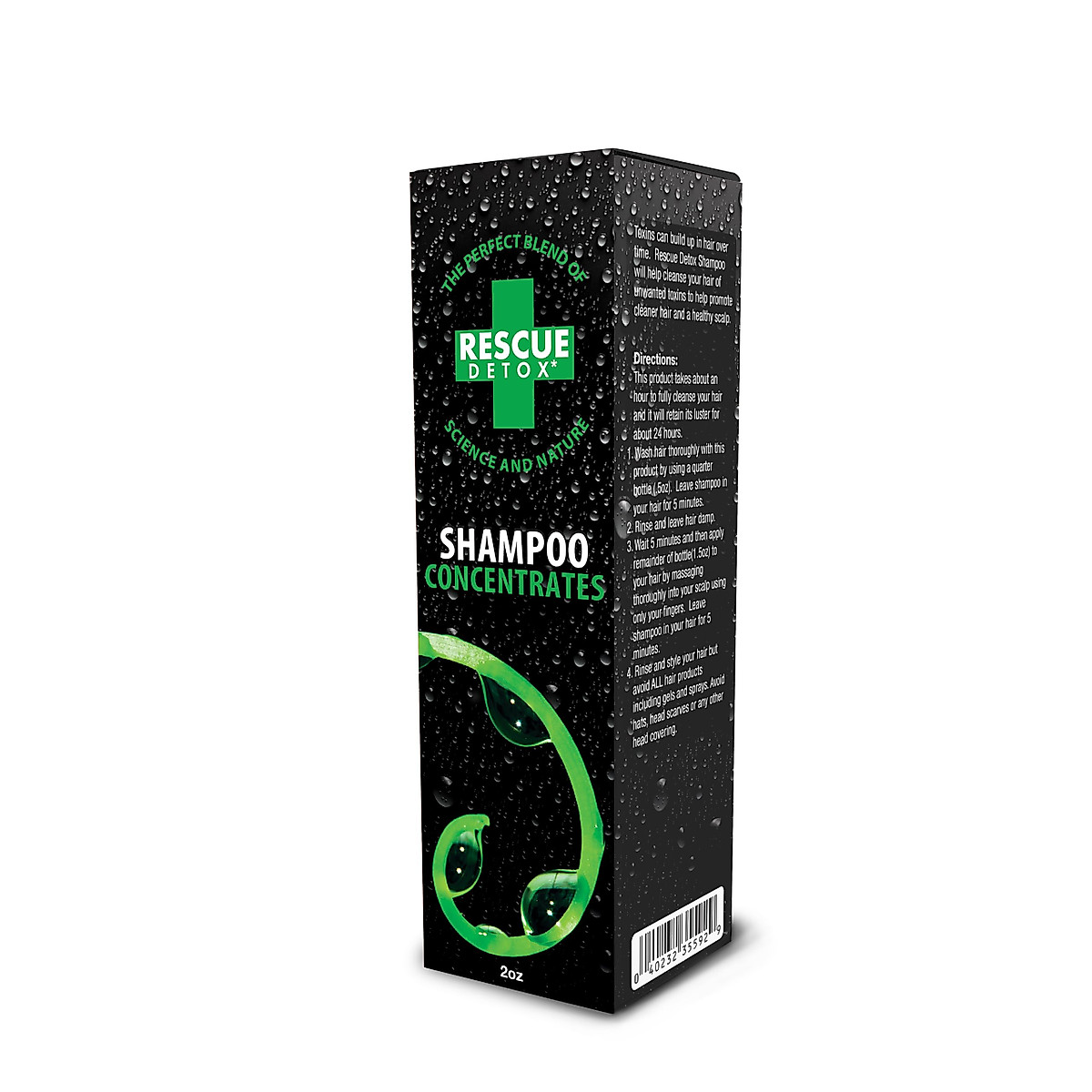 Rescue Detox Shampoo Concentrate – 2oz | Works in 1 Wash Up to 24 Hours– Concentrated Cleansing Hair Follicle Detox