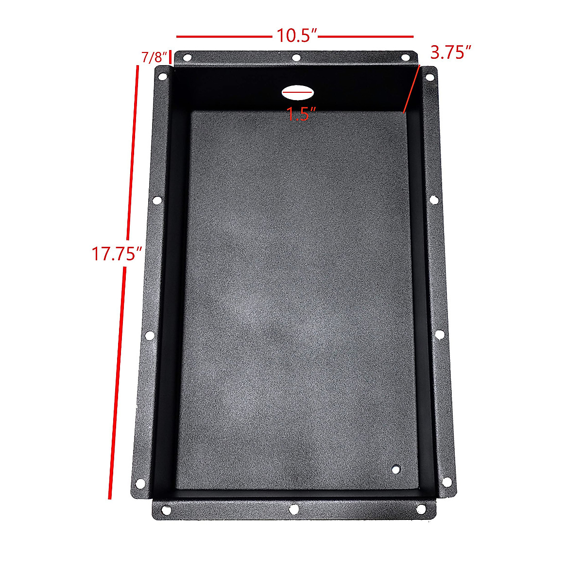 Baldwin Iron Works Recessed Trolling Motor Foot Pedal Pan Tray
