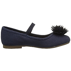 The Children's Place Baby-Girl's E TG UNI Kayla Uniform Dress Shoe, Navy, TDDLR 4 Toddler US Toddler