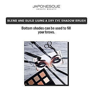 Japonesque Velvet Touch Eyeshadow Palette with 8 Long Lasting Matte Colors, Blendable, and Pigmented