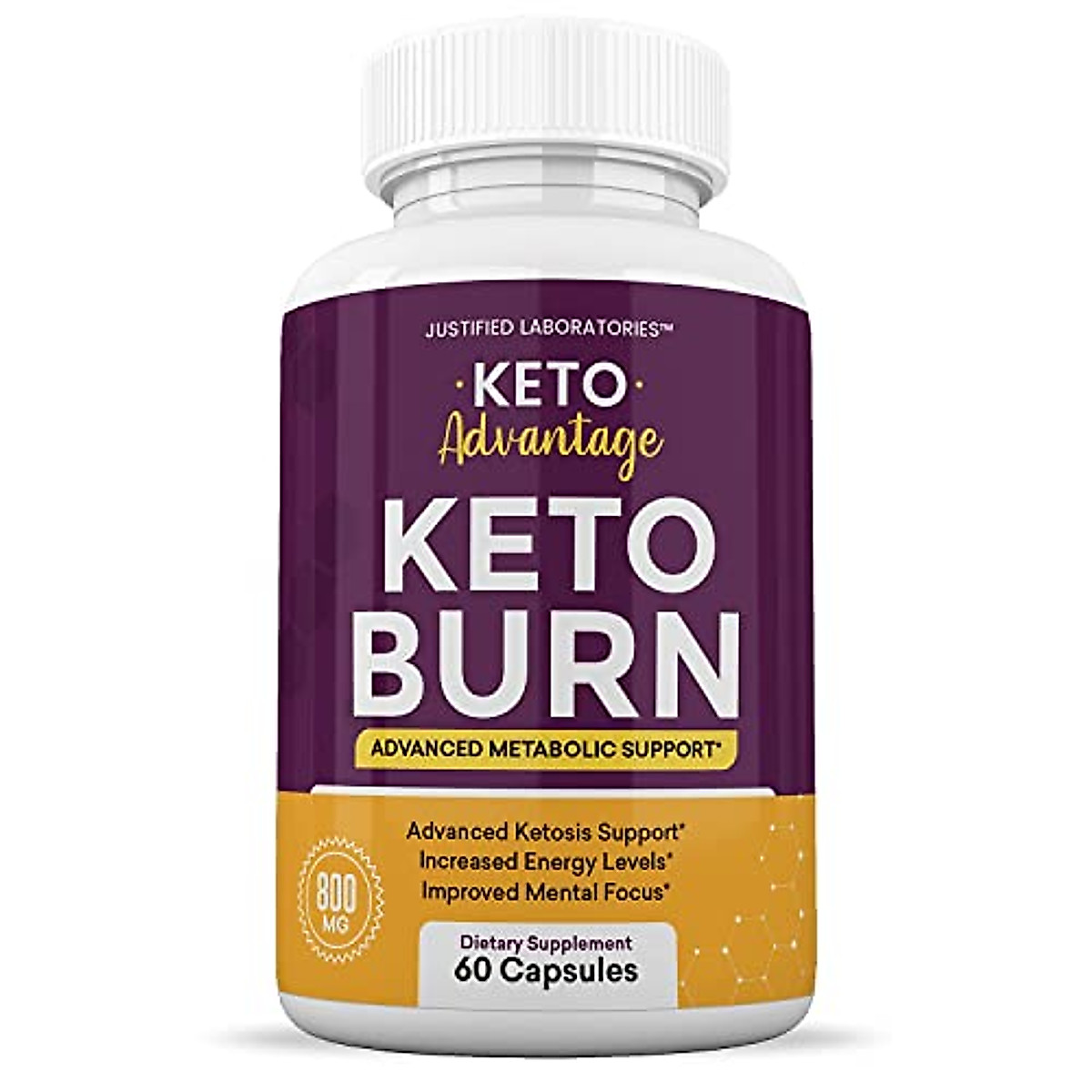 (5 Pack) Keto Advantage Keto Burn Pills Includes Apple Cider Vinegar goBHB Exogenous Ketones Advanced Ketogenic Supplement Ketosis Support for Men Women 300 Capsules