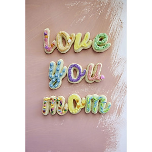 Talisman Designs Script Cookie Cutters | Set of 26 | White | Made of BPA Free Plastic | Small Letter Cutters for Cookies, Pies, Dough & Fondant | Baking Alphabet Cookie Cutters