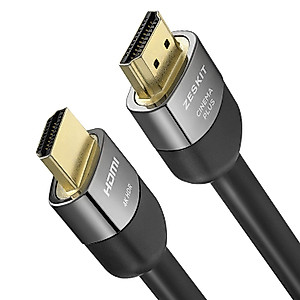 Zeskit Premium HDMI Certified 4K (29ft/ 9m) CL3 in Wall High Speed with Ethernet HDMI 2.0b Cable, Compatible with Dolby Vision 4K 60Hz ARC HDR 18Gbps HDCP 2.2