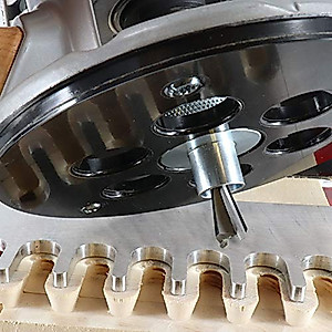 Milescraft 1228 Metal Bushing Set - 11 pc. Router Template Guide Set – Fits Porter Cable Style Router Sub Bases - Universal