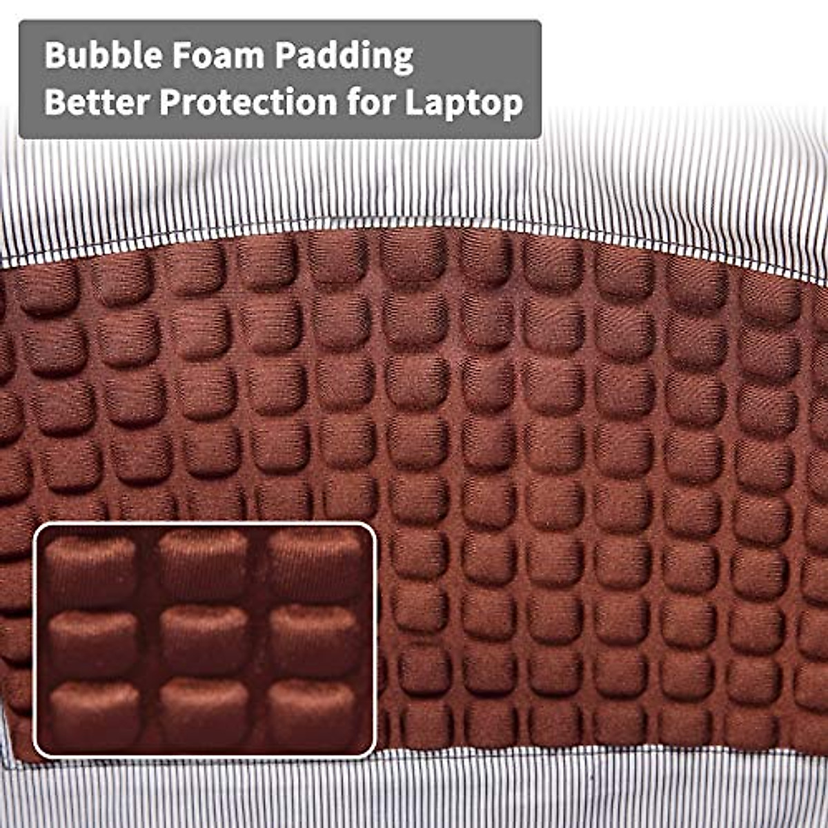 VASCHY Laptop Bag for Women, 15.6-17 Inch Lightweight Water Resistant Travel, Work,Teacher Tote Bag Luggage Strap