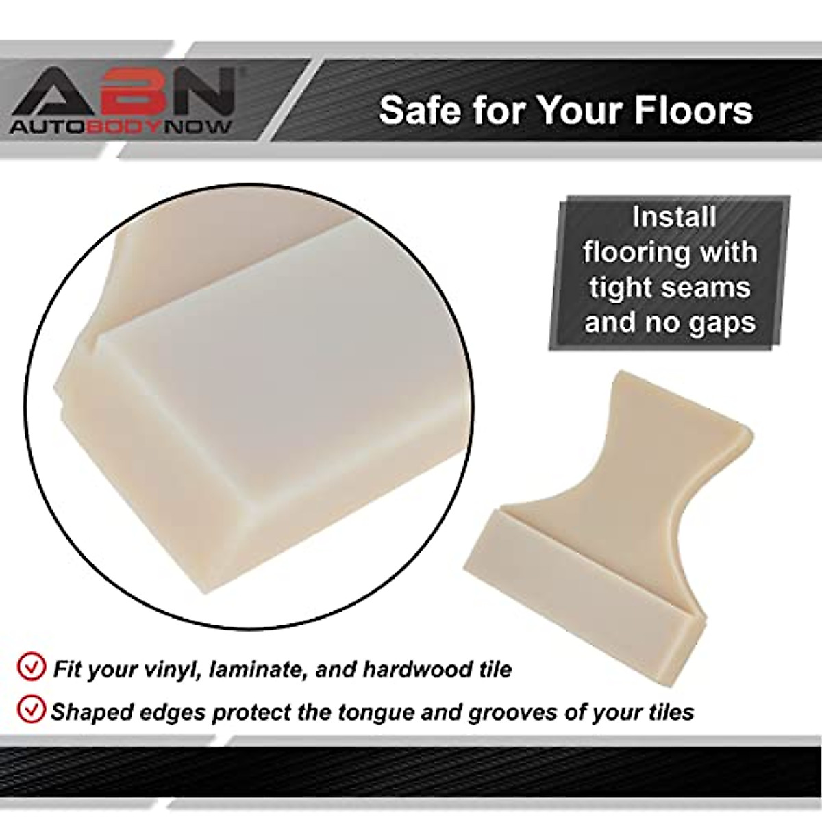 ABN Nylon Tapping Block for Easy Flooring Installation