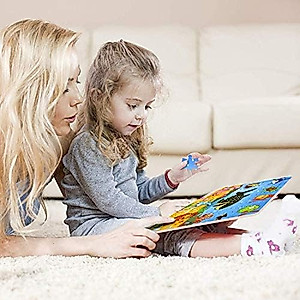 Wooden Jigsaw Puzzles Set for Kids Age 2-6 Year Old 30 Piece Colorful Wooden Puzzles for Toddler Children Learning Educational Puzzles Toys for Boys and Girls (4 Puzzles)