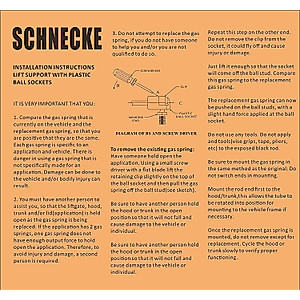 2Pcs Front HOOD Struts Lift Supports Shock Gas Spring Prop Rod Compatible With FORD 1997-2006 EXPEDITION / 1997-1997 F-250 HD (Note:97 98 99 00 01 02 03 04 05 06)