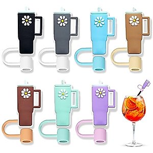 Stanley Straw Cover Cap for Stanley Cup, Reusable Straw Topper for Stanley 30&40 Oz Tumbler, Straw Tip Covers for Stanley Cups Accessories (7)