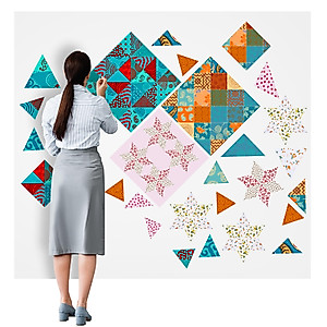 Buryeah 1 Pieces Quilt Design Wall Fabrics 72 in x 60 in Fabrics for Quilters Design Wall Quilting Wall Fabric Sewing Quilting Supplies for Quilt Fabrics Craft Sew Display Wall Double Sided Fleece