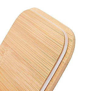 Juvale 3-Piece Set Sugar Tea Coffee Kitchen Canister Set, Black Stainless Steel Containers with Bamboo Lids (48 oz)