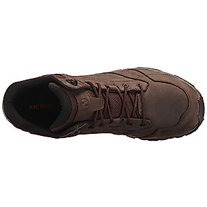 Merrell Men's Moab Adventure Mid Waterproof Hiking Boot, Dark Earth 8.5 Wide