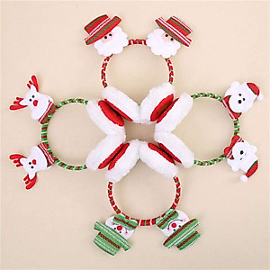 USHOBE Christmas Earmuffs Winter Furry Ear Warmer Foldable Winter Ear Covers Christmas Plush Earmuffs ()