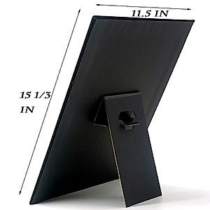 BUOOKCY 15 Inches Tall Necklace Display Stand, Necklace Display Stands for Selling,Black Velvet Jewelry Display Stand.(2 Pack)