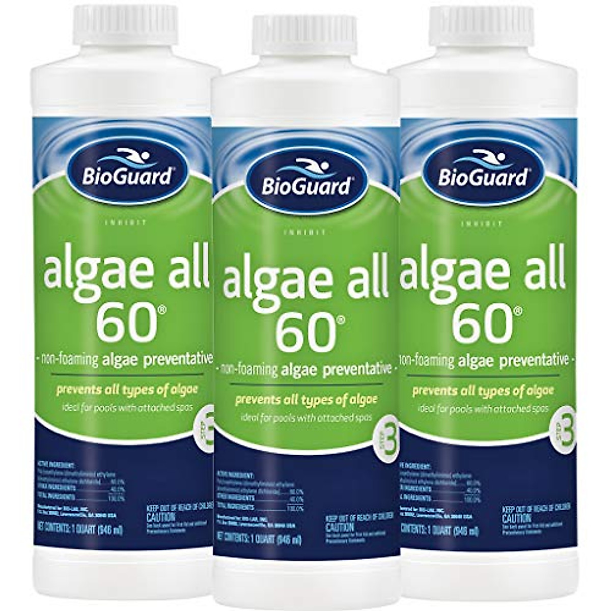 BioGuard Algae All 60 (1 qt) (3 Pack)