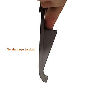 Rubber Door Stopper Multi Surface Anti Slippery Door Stop with Heavy Duty Design Flexible and Weddge Non Scratching Door Holder