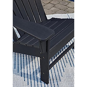 Signature Design by Ashley Sundown Treasure Cottage Weather Resistant Outdoor Adirondack Chair, Black