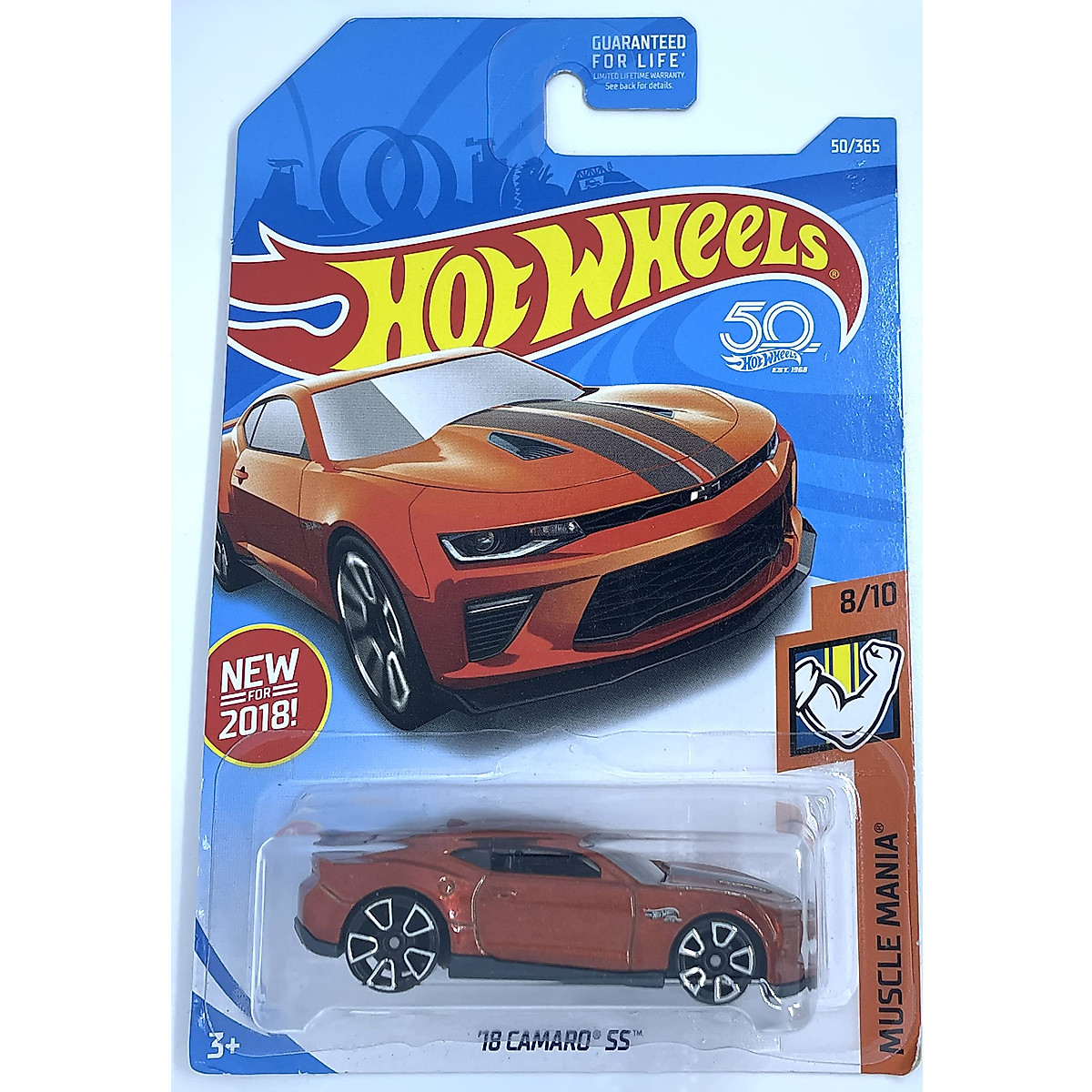 Hot Wheels - '18 Camaro SS - Muscle Mania 8/10 [Burnt Orange] # 50/365