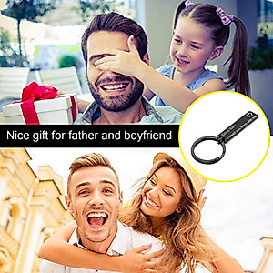 Drive Safe Keychain I Need You Here With Me Gifts for Husband Dad Boyfriend Gifts Valentines Day Father's day BirthdayGift (Black-drive-Safe)