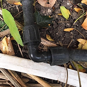 Perma-Loc Tubing Elbow - Size 3/4" - 2 Pack | Reusable Connector | Drip irrigation Parts | Fittings | Compatible with Drip Depot Polyethylene Tubing