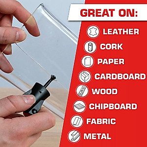 Loctite Super Glue Brush On Liquid, Clear Superglue for Leather, Wood, Metal, Crafts, & Repair, Cyanoacrylate Adhesive Instant Glue, Quick Dry - 0.17 fl oz Bottle, 1 Pack