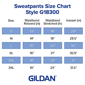 Gildan Adult Fleece Open Bottom Sweatpants with Pockets, Style G18300, Sport Grey, Large