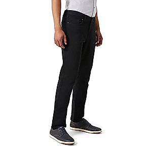 DKNY Men's Pants - 5 Pocket Pants for Men | Stretch Casual Pants for Men Slim Fit Pants - Mens Performance Pants | Comfortable Slim Fit Work Pants for Men | Stretch Cotton Travel Pants for Men Black