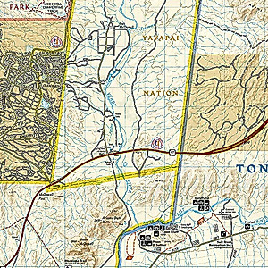 Superstition and Four Peaks Wilderness Areas Map [Tonto National Forest] (National Geographic Trails Illustrated Map, 851)