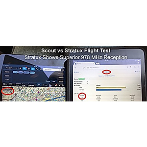 Stratux ADS-B Dual Band Receiver Aviation Weather and Traffic - External WAAS GPS, AHRS, Battery Pack, Suction Mount, Antennas, SDR
