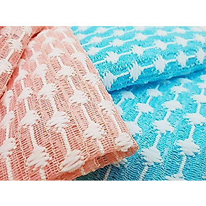 OliviaTree Exfoliating Bath Cloth/Towel, Extra Long (38") 2pcs, Washcloth for Body,