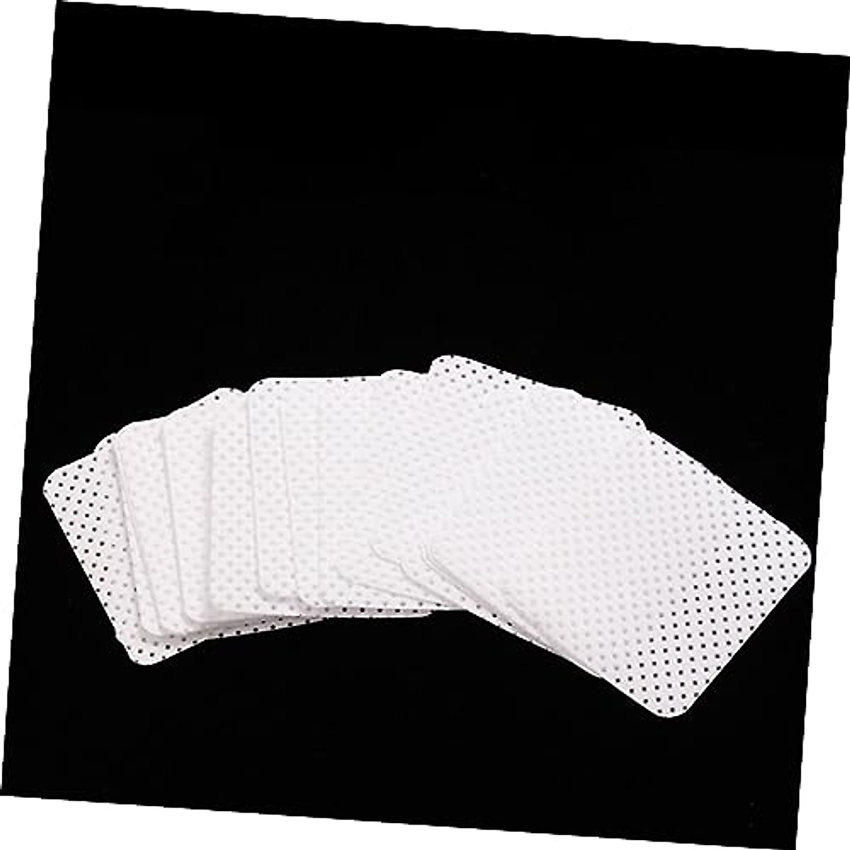 minkissy 540pcs Nail Pads Glue for Lashes Extension Nail Gel Disposable Wipes Eyelashes Extension Glue Eyelash Glue Wipers Nail Polish Remover Pads Eyelash Grafting Supply Nail Wiping Pad