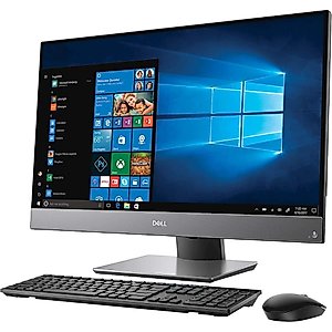 Dell OptiPlex 24 7470 All-in-One 256GB SSD + 2TB HD (Intel 9th Generation Processor with Turbo Boost to 4.40GHz, 16 GB RAM, 256 GB SSD + 2 TB HD, 24-inch FullHD IPS, Win 10 Pro) (Renewed)